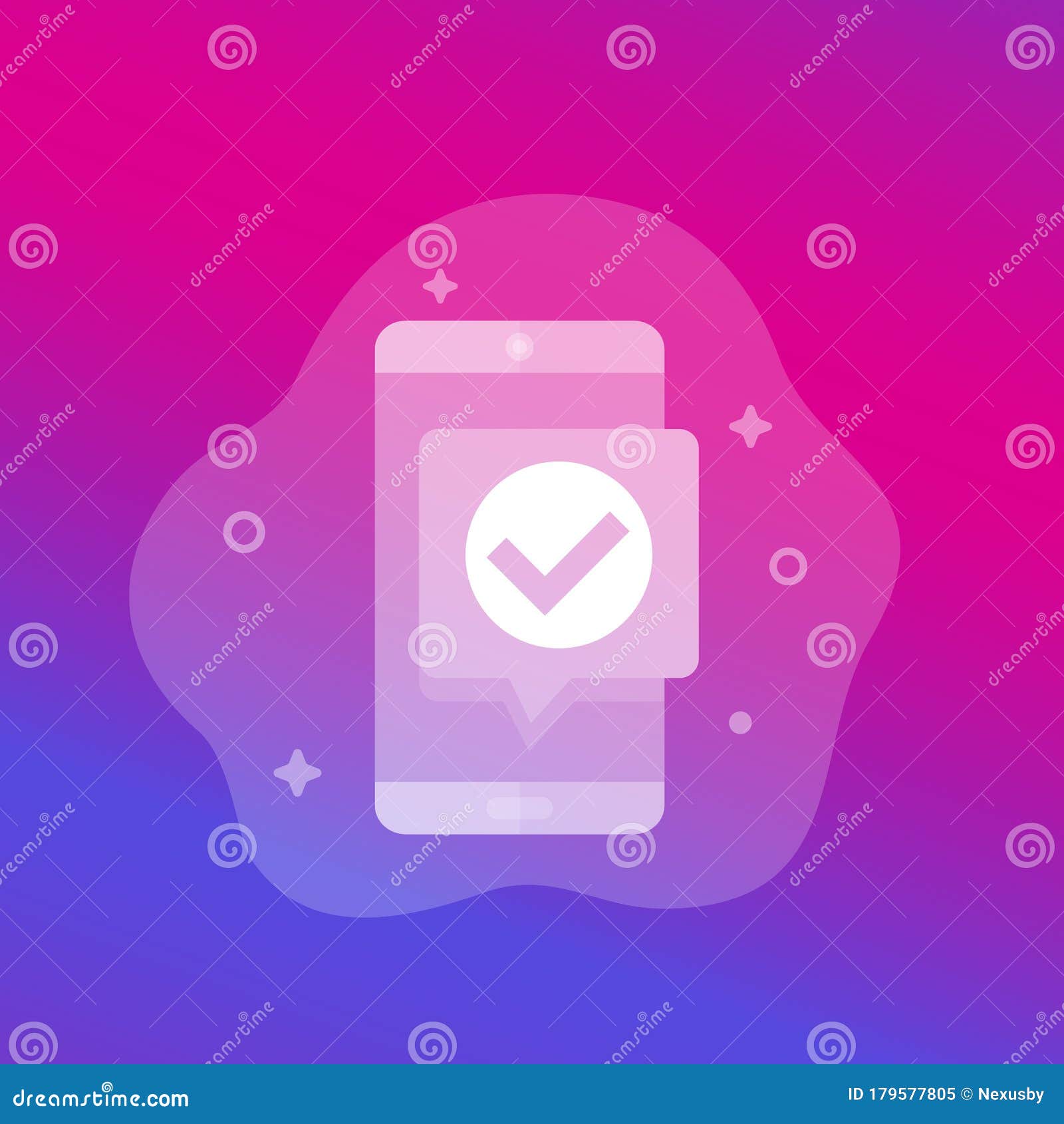 Complete Icon Or Logo Isolated Sign Symbol Vector Illustration. Check ...