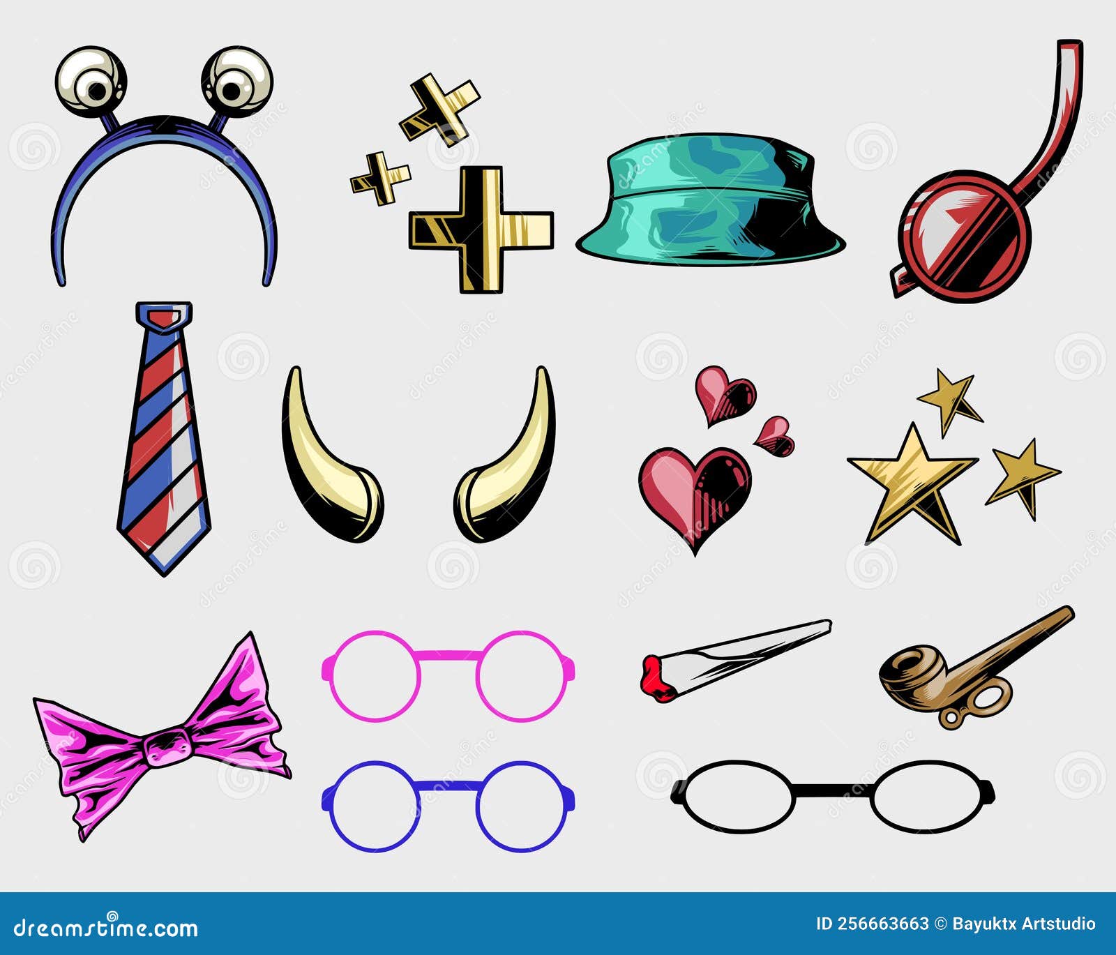 A Set Of Symbols And Objects Associated With The Tourism Vector ...