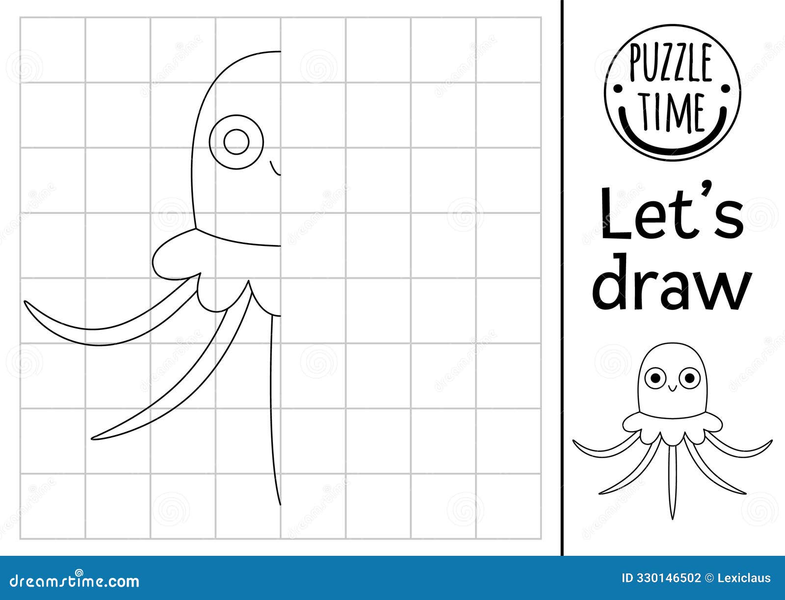 Symmetrical Marine Vector Illustration Divider With Killer Whales ...