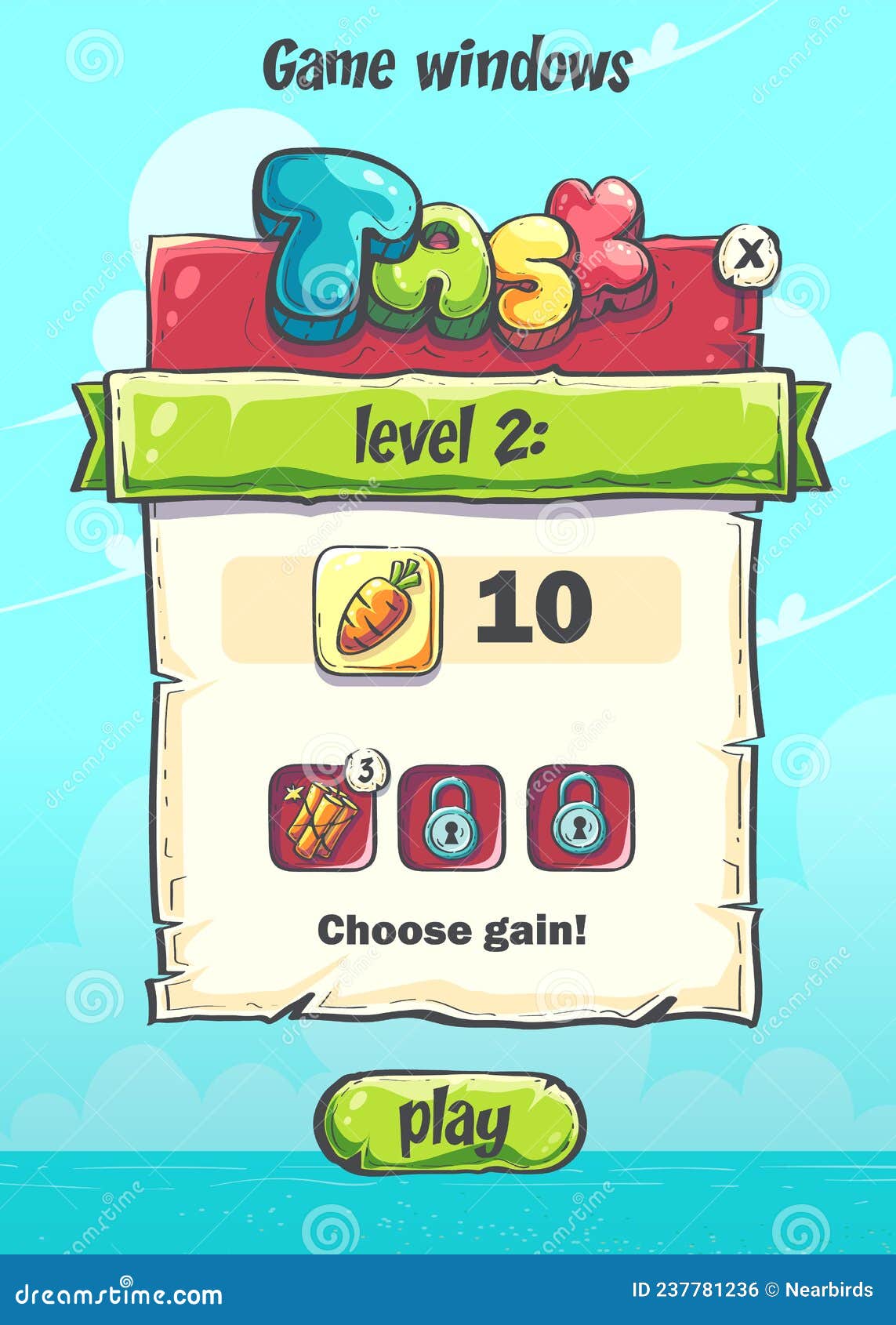 Complete Level Task Field the Vector Illustration Stock Vector ...