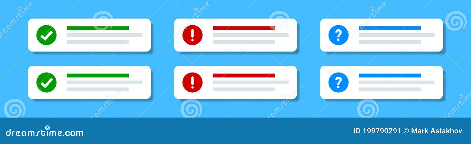 Complete List Message. Vector Illustration Stock Vector - Illustration ...