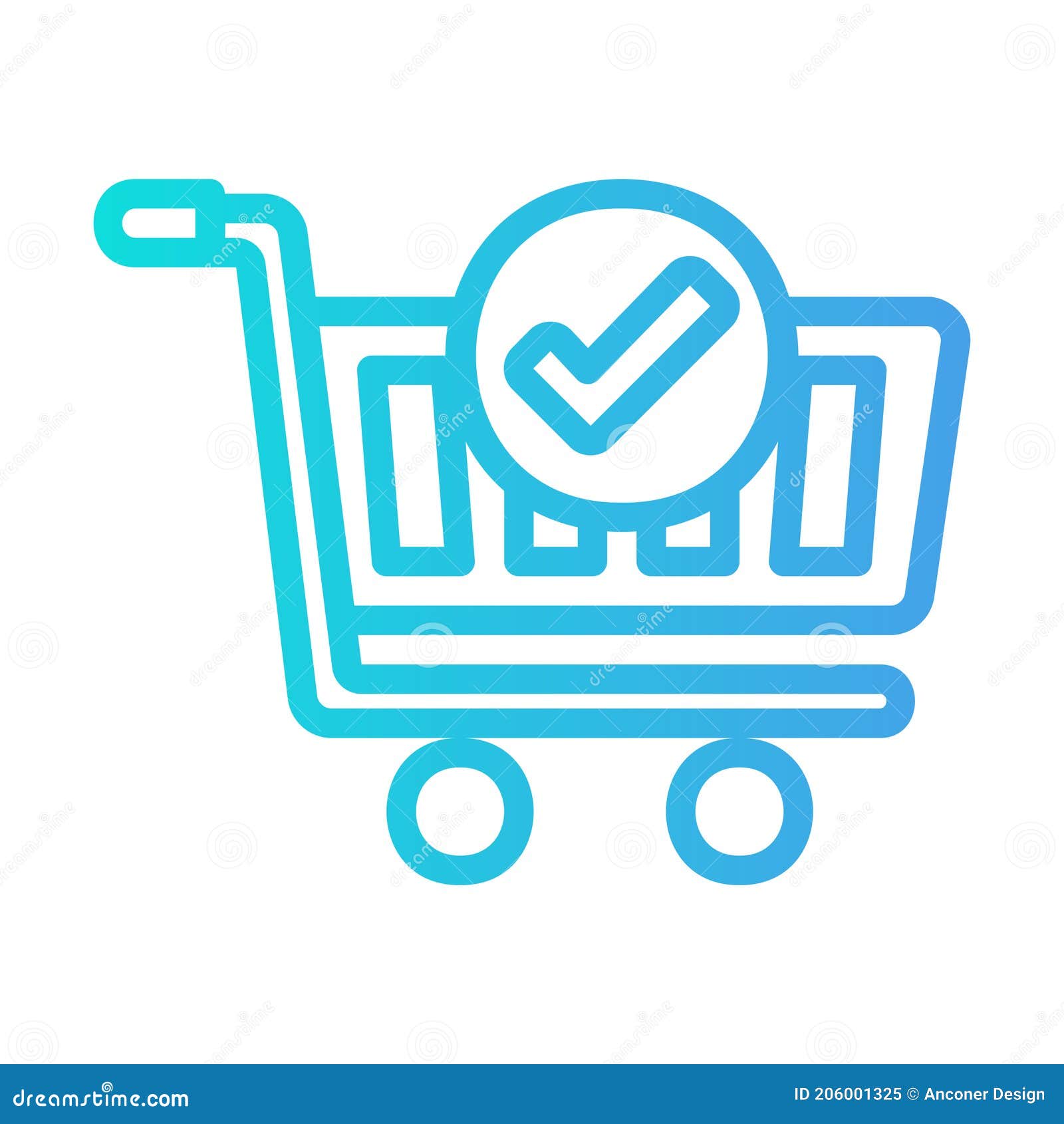 Complete Order Icon in Gradient Style for Any Projects Stock Vector ...