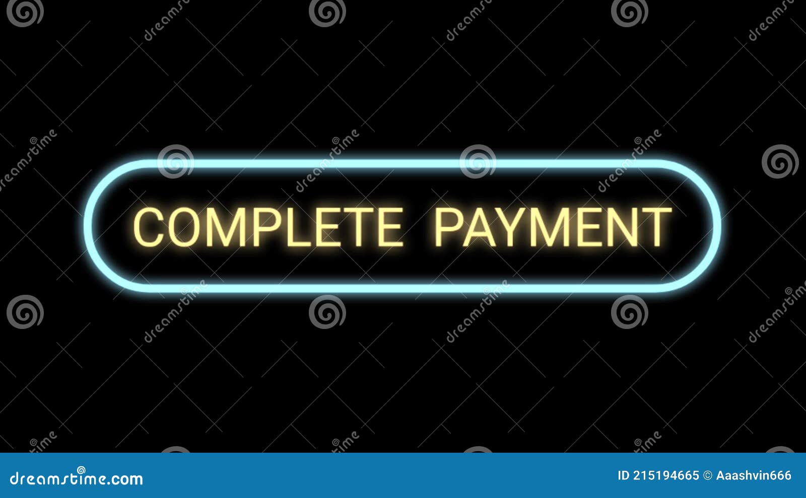 Complete payment animation stock video. Video of banking - 215194665