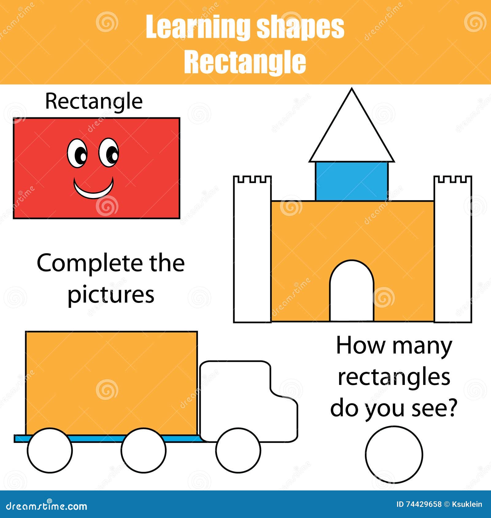 Complete the Picture. Educational Children Game, Kids Activity ...