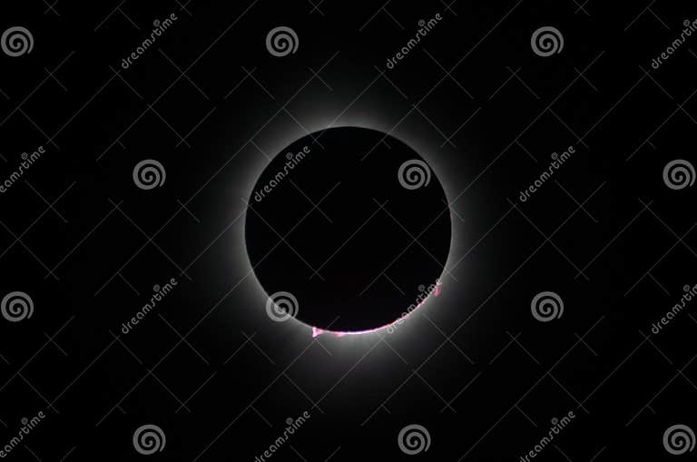 Solar Total Eclipse 2024 from Plattsburgh NY Stock Photo - Image of ...