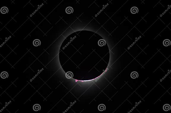 Solar Total Eclipse 2024 from Plattsburgh NY Stock Image - Image of ...