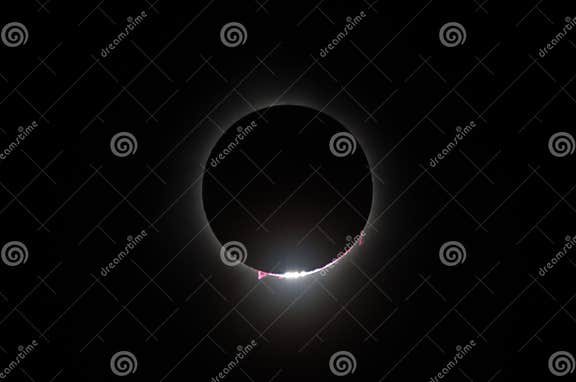 Solar Total Eclipse 2024 from Plattsburgh NY Stock Photo - Image of ...