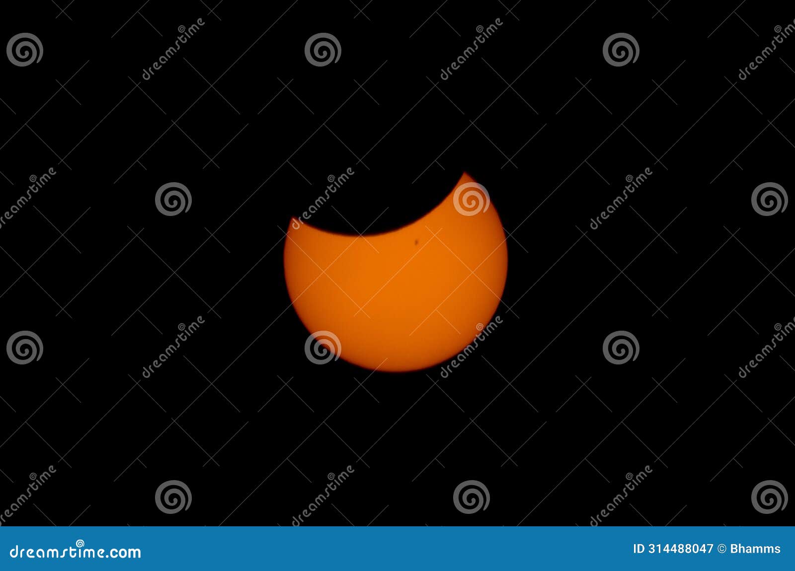 Solar Total Eclipse 2024 from Plattsburgh NY Stock Image - Image of ...