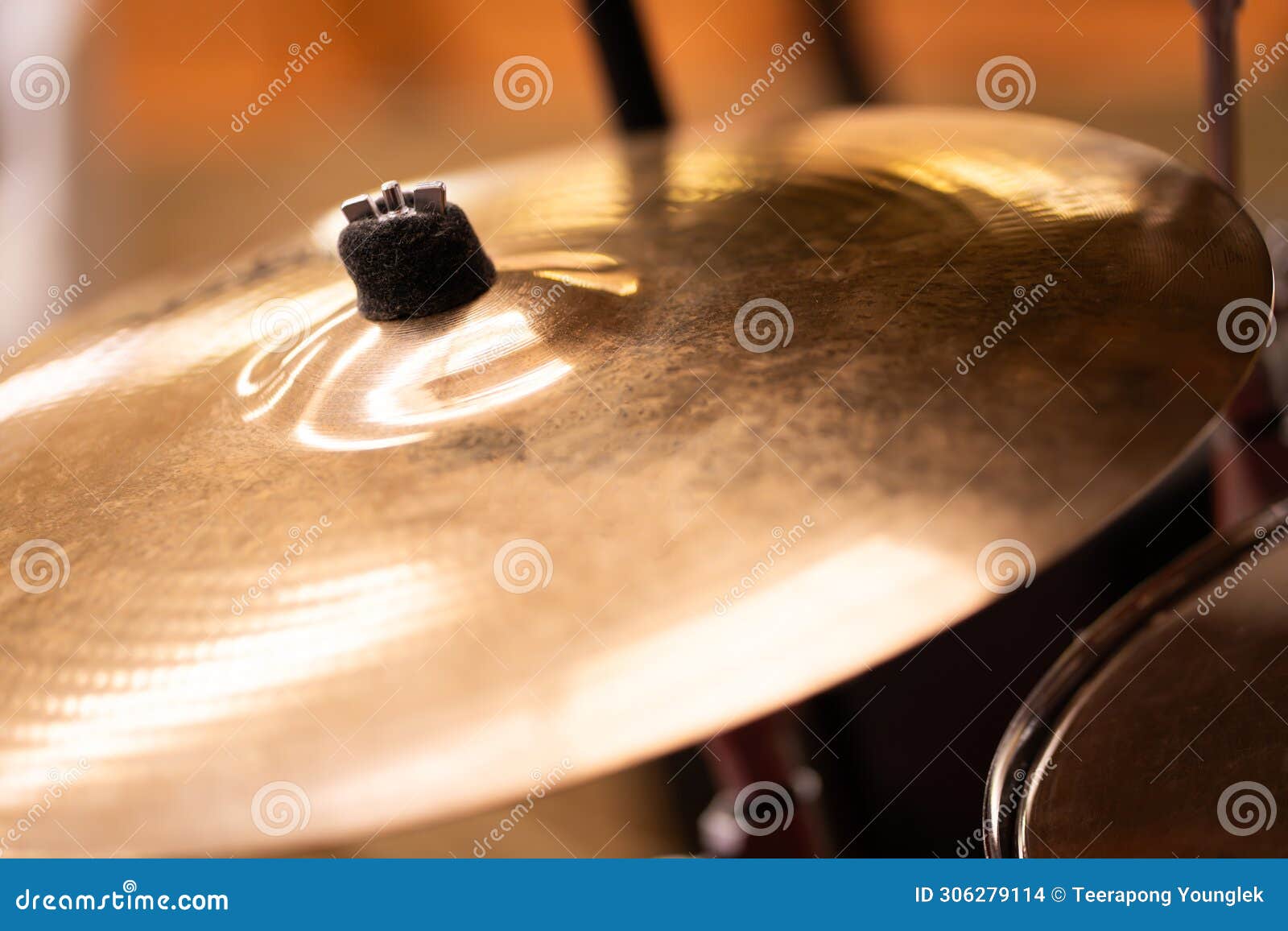 Complete Set of Cymbal Instruments in Studio Music Concept Stock Photo ...