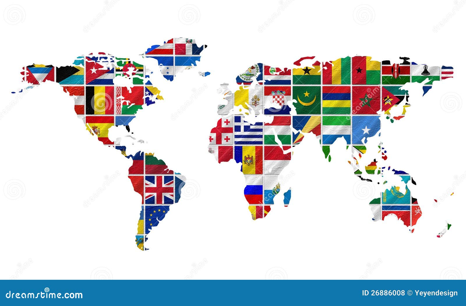 Complete set of Flags stock illustration. Illustration of country ...