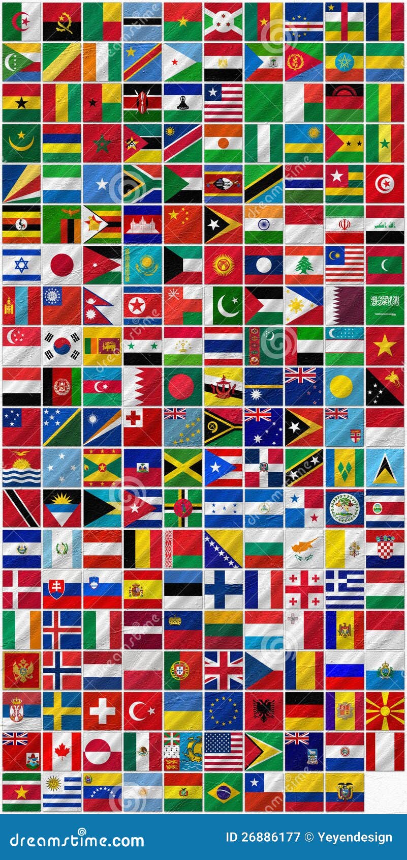 Complete set of Flags stock illustration. Illustration of global - 26886177