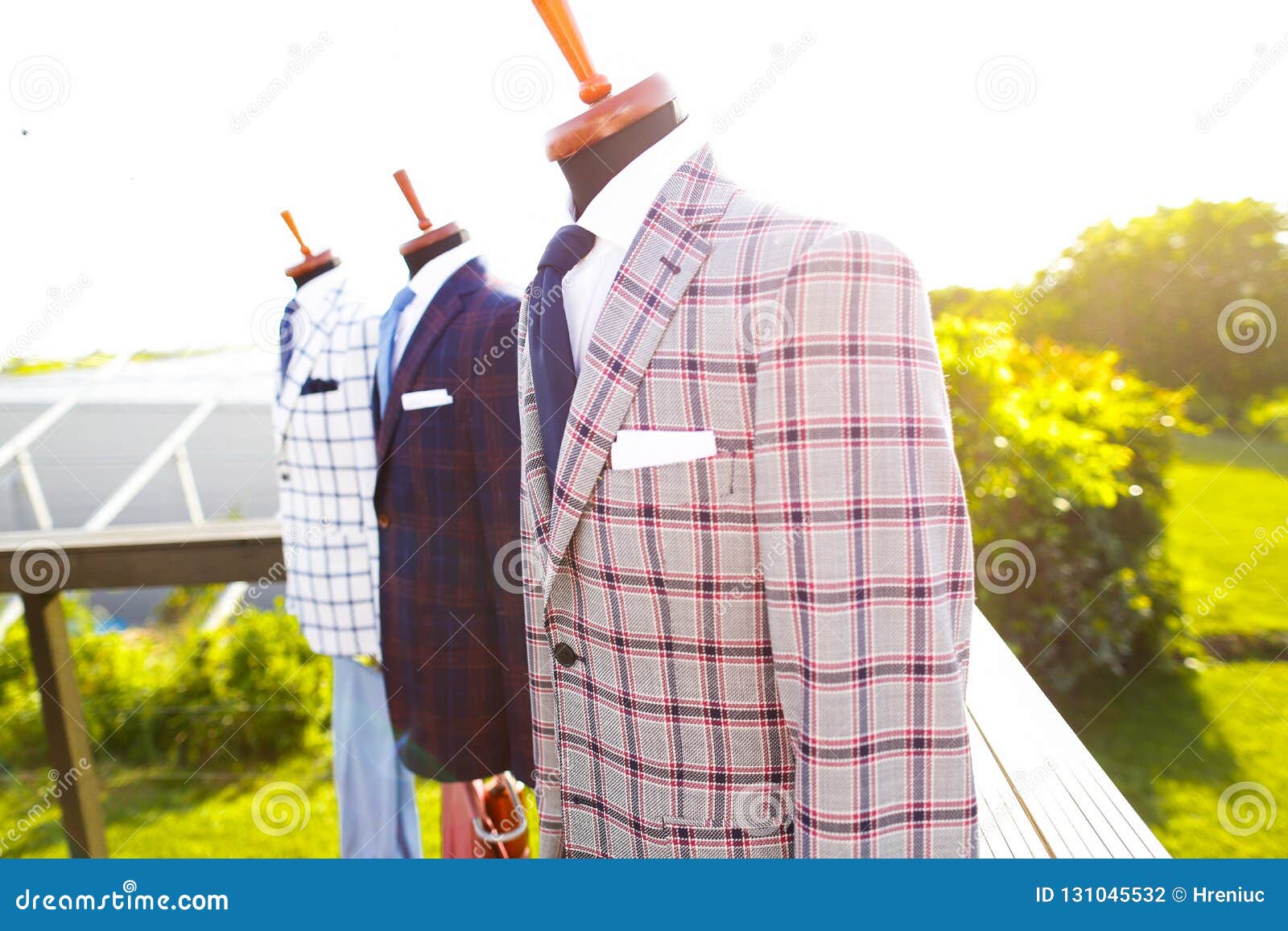 Complete suit sets for men stock photo. Image of jackets - 131045532