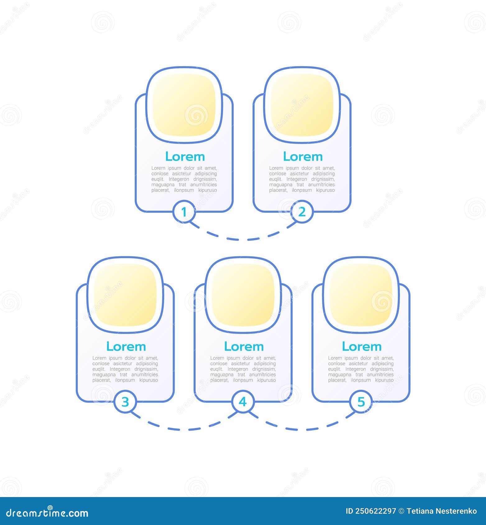 Complete Task Infographic Chart Design Template Cartoon Vector ...