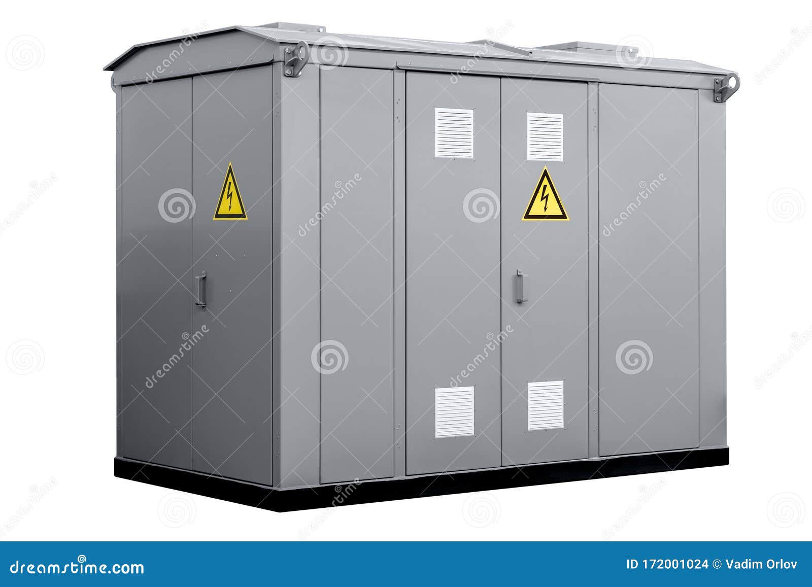 Complete Transformer Substation Stock Photo - Image of metal, halfside ...