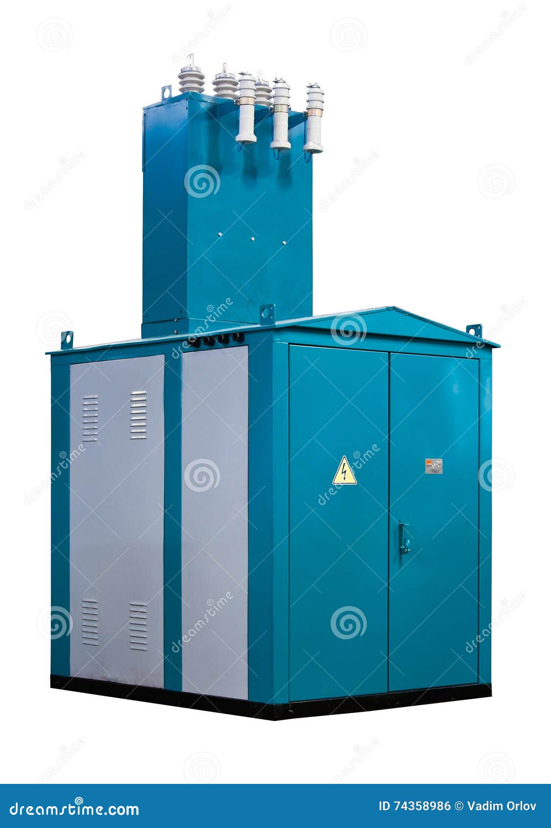 Complete Transformer Substation Stock Photo - Image of electricity ...