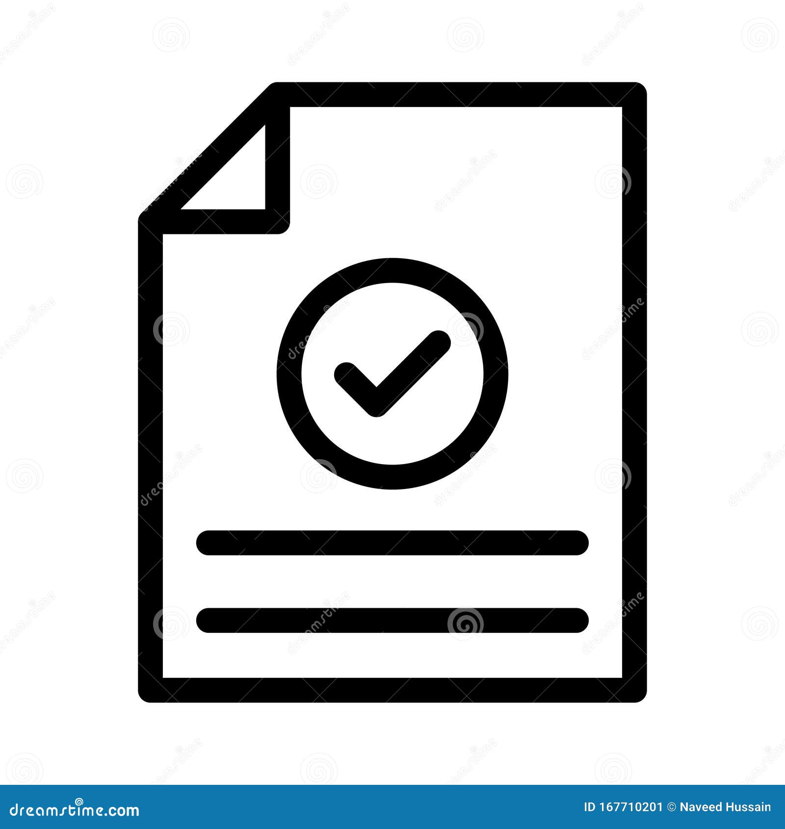 Complete Vector Thin Line Icon Stock Illustration - Illustration of ...