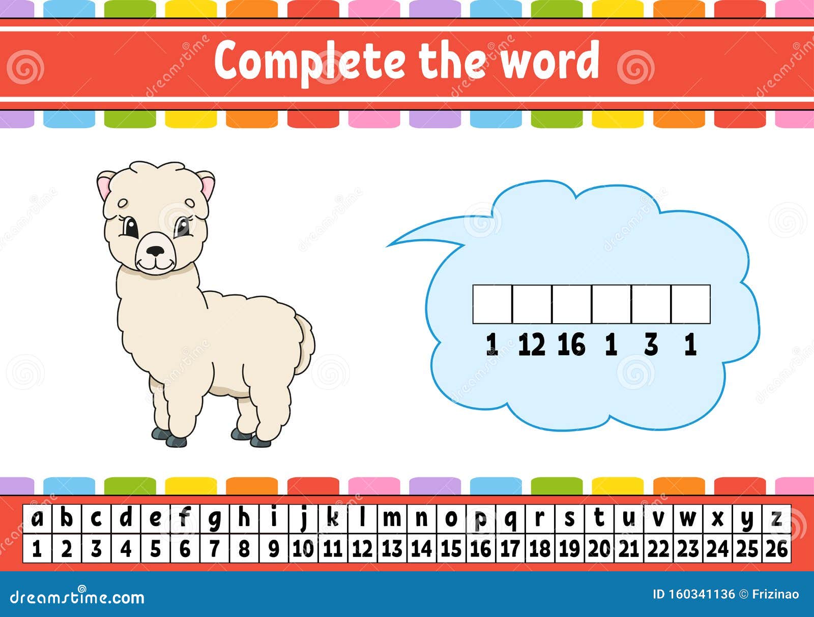 Complete the Words. Cipher Code. Learning Vocabulary and Numbers ...