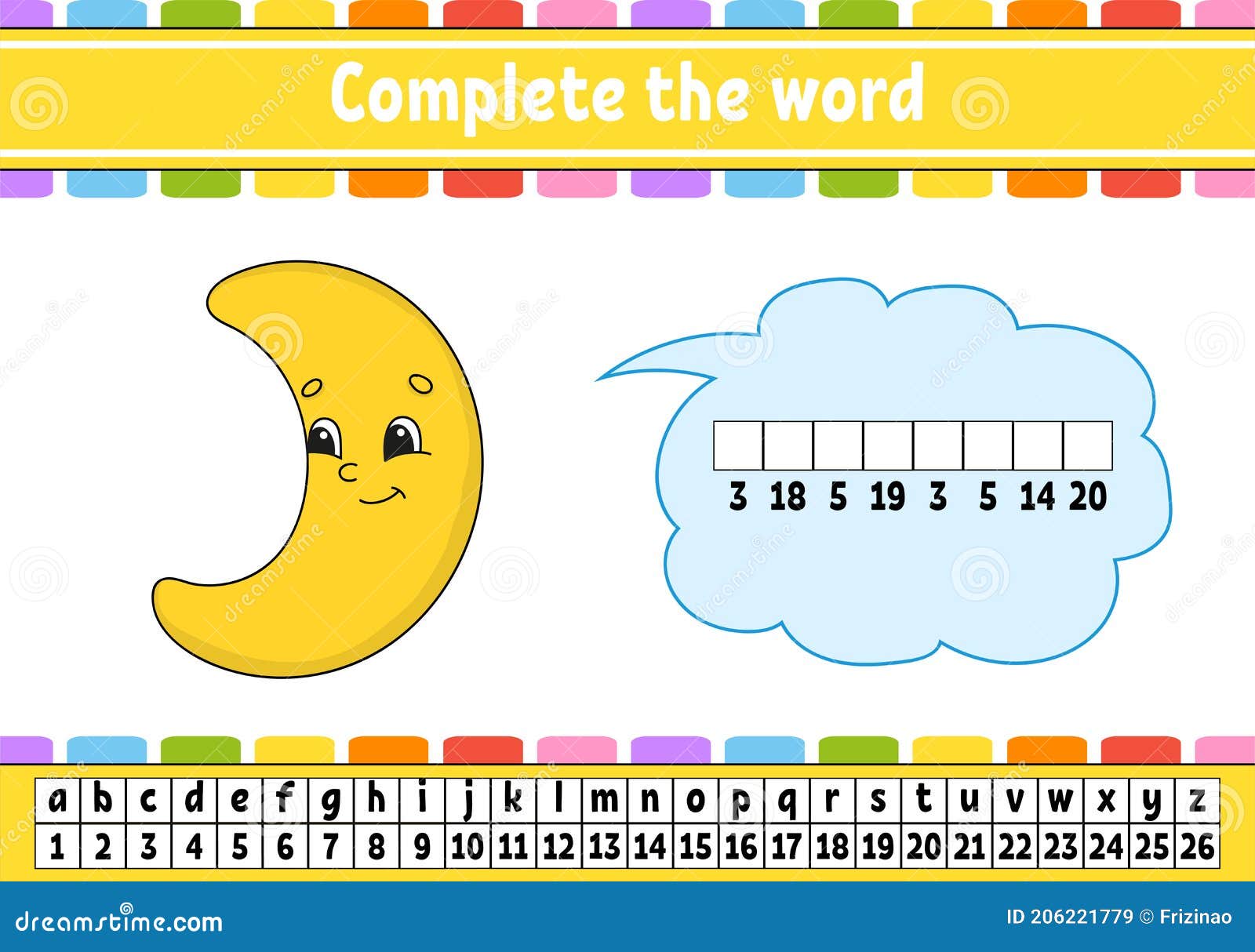 Complete the Words. Cipher Code. Learning Vocabulary and Numbers ...