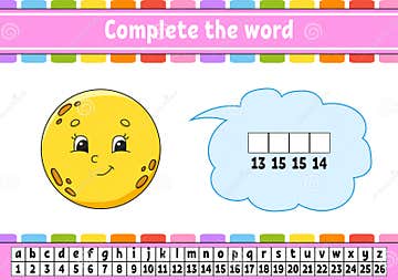 Complete the Words. Cipher Code. Learning Vocabulary and Numbers ...