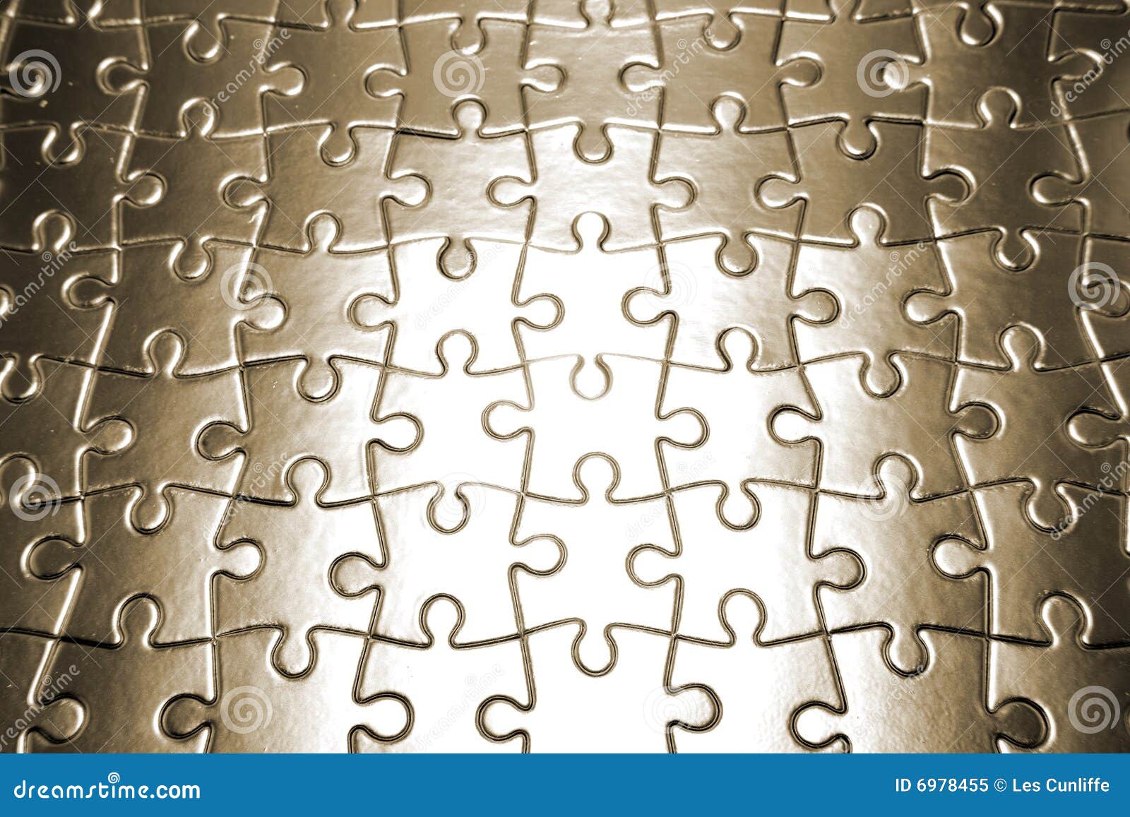 Completed Blank Jigsaw Puzzle Stock Image - Image of blank, puzzle: 6978455