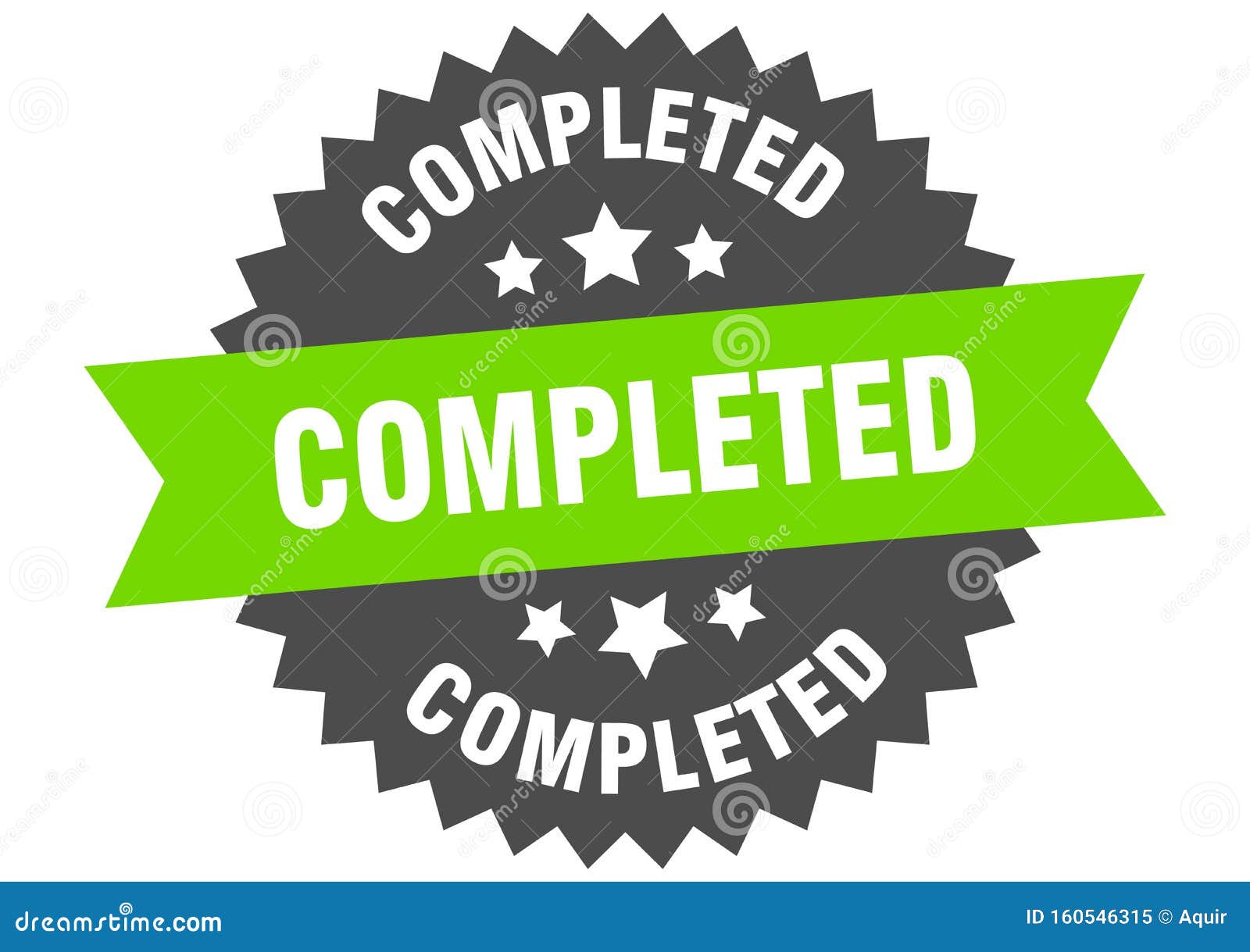 Completed stock vector. Illustration of stamp, vignette - 160546315