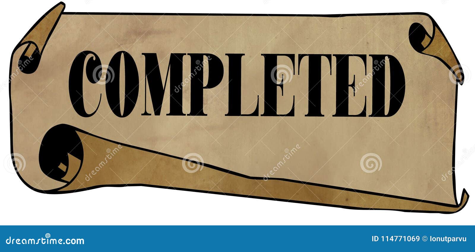 Completed Graphic Stock Image | CartoonDealer.com #99664723