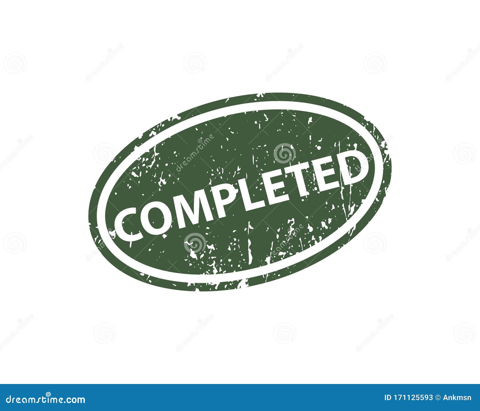 Completed Sign Sticker. Stamp Vector Texture Stock Vector ...