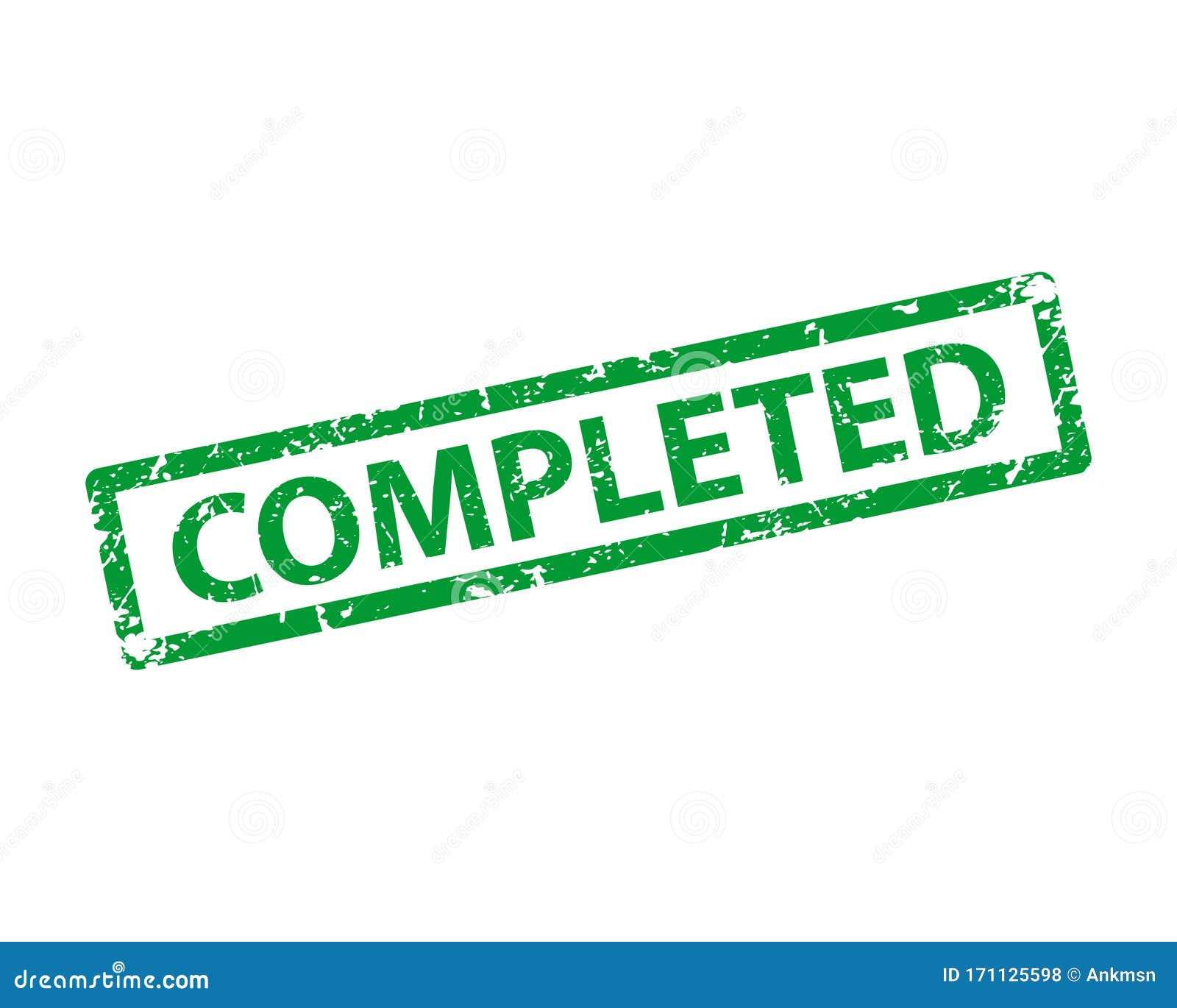 Completed Sign Sticker. Stamp Vector Texture Stock Vector ...