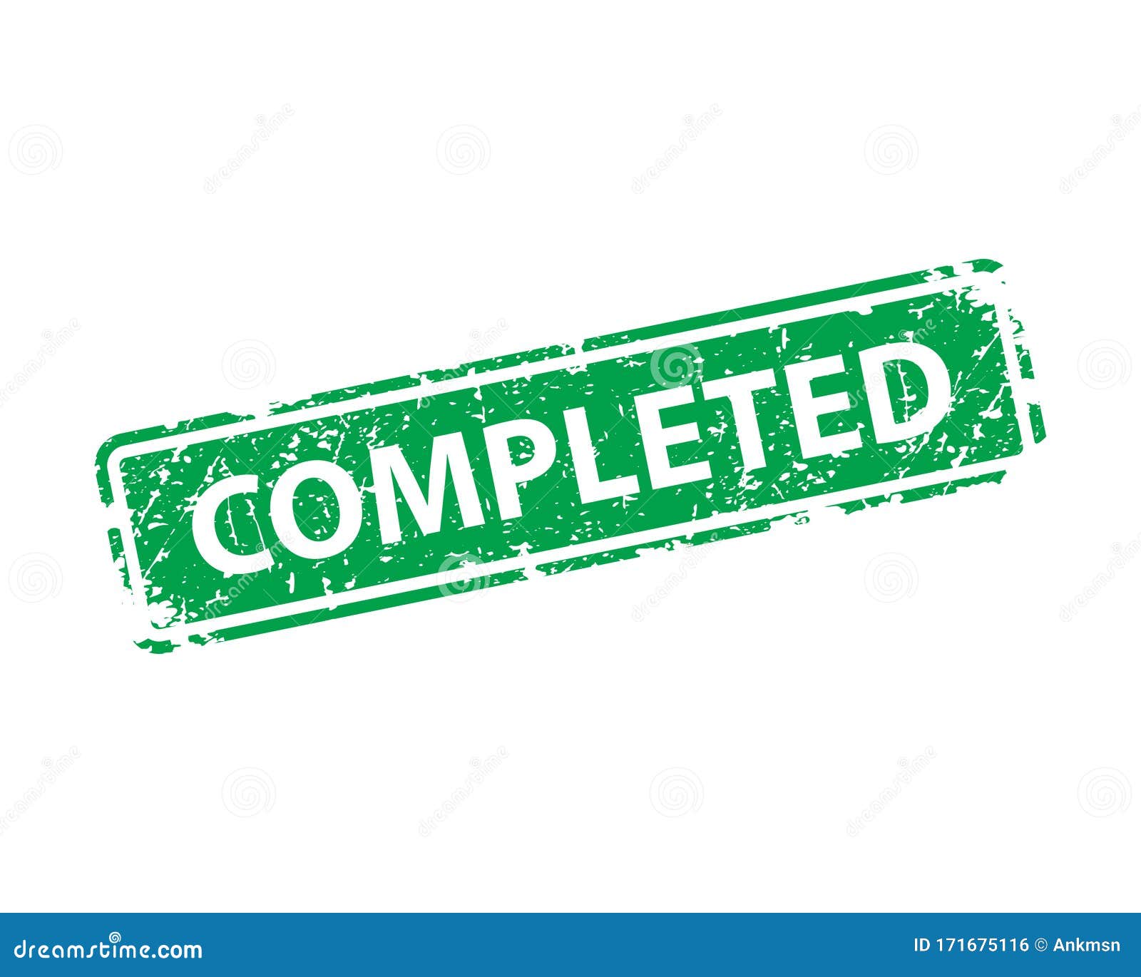 Completed Sign Sticker. Stamp Vector Texture Stock Vector ...