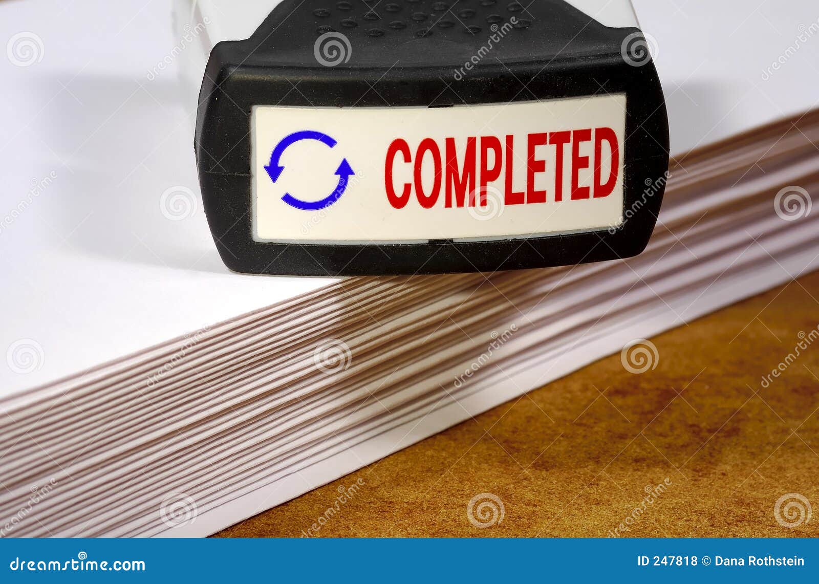 Completed Stamp stock photo. Image of envelopes, desk, stack - 247818