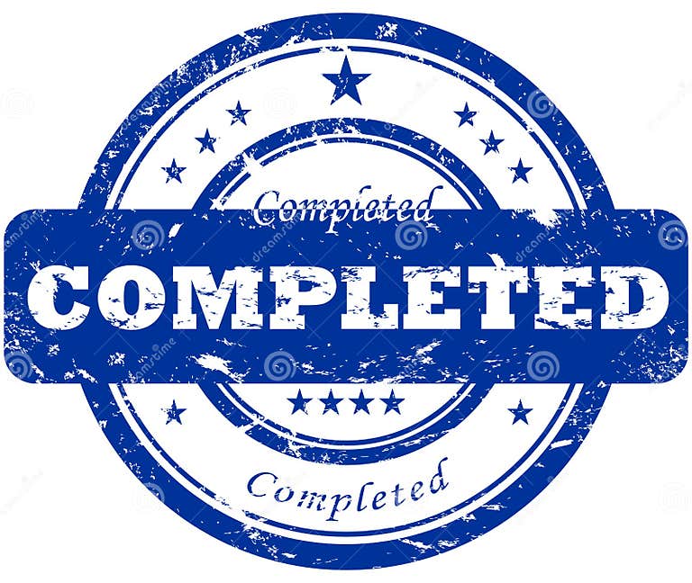 Completed stamp stock vector. Illustration of admit, print - 8618920