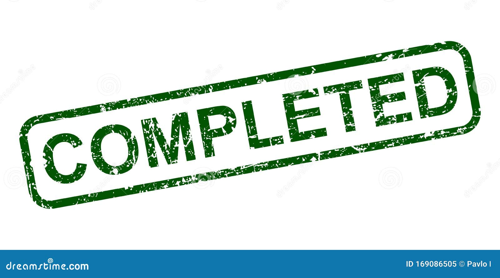 Completed Stamp Icon Sign â€“ Stock Illustration - Illustration of ...