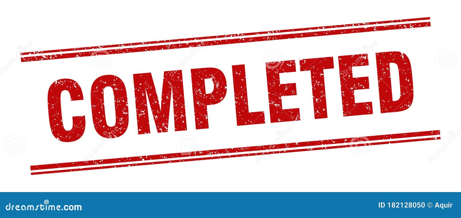 Completed Stamp. Completed Square Grunge Sign Stock Vector ...