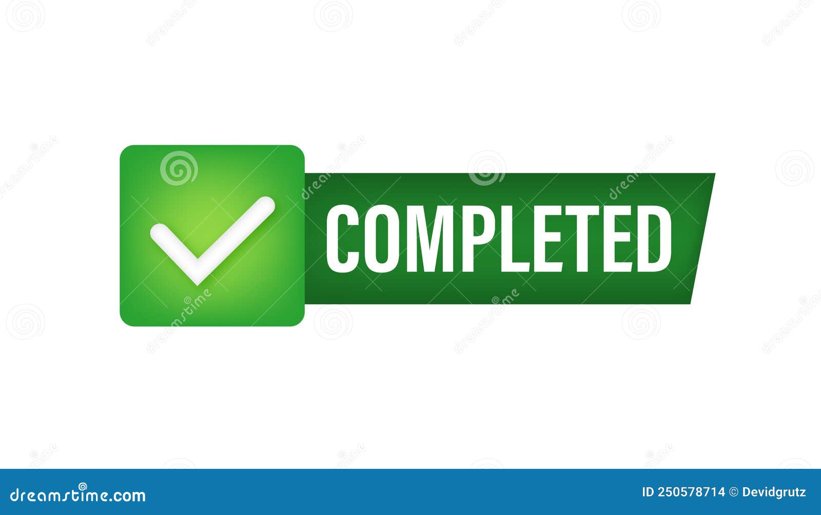 Completed Tick, Checkmark Stamp, Sticker. Vector Stock Illustration ... Completed Tick, Checkmark Stamp, Sticker. Vector Stock Illustration ...
