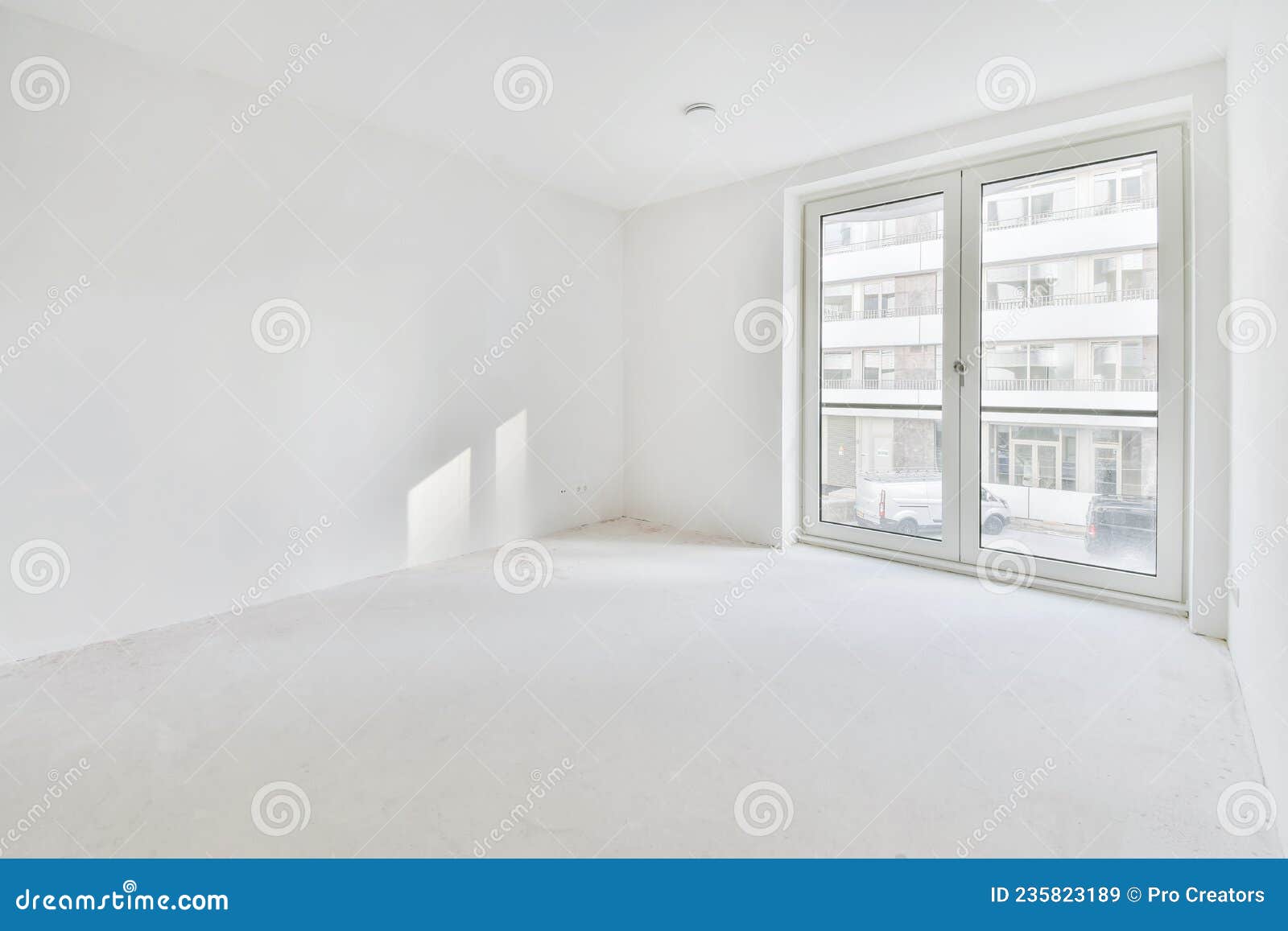 A completely white room stock image. Image of stylish - 235823189
