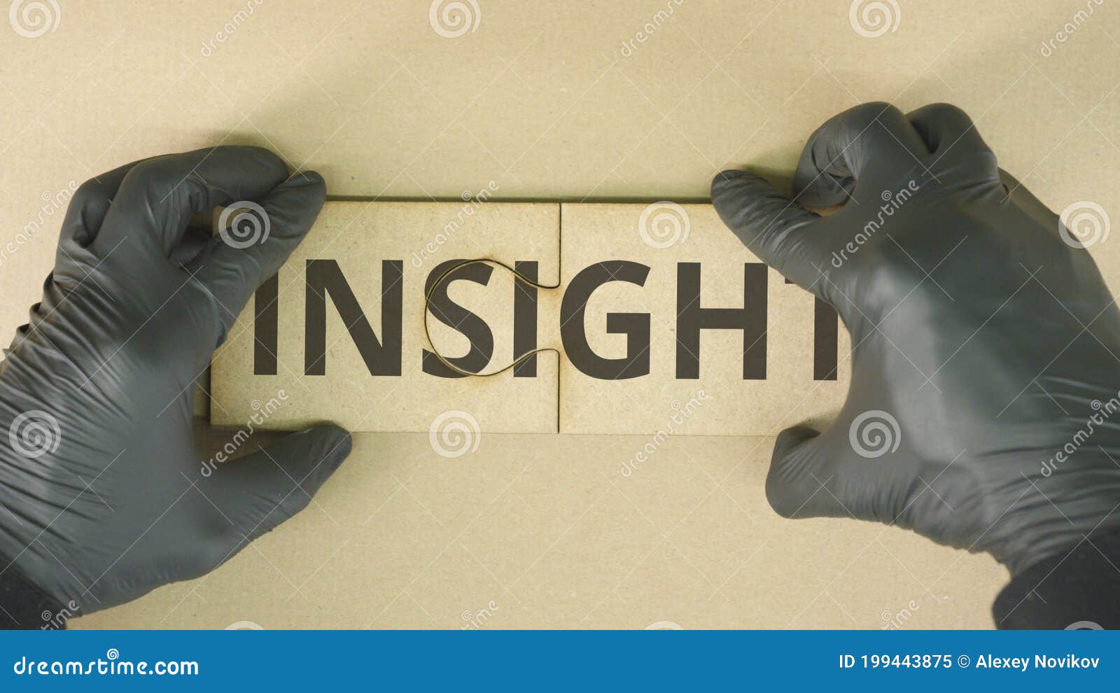 Completing Jigsaw Puzzle with INSIGHT Text Stock Image - Image of ...
