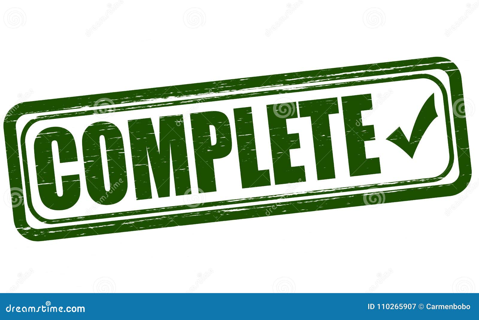 Completo stock de ilustración. Ilustración de sello - 110265907