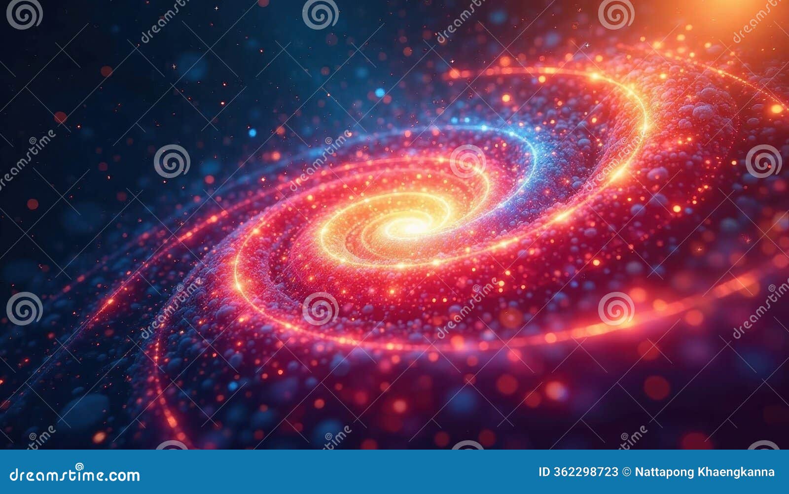 Complex Algorithm Visualized As Swirling Energy Field, Algorithm, Processing Stock Illustration ...