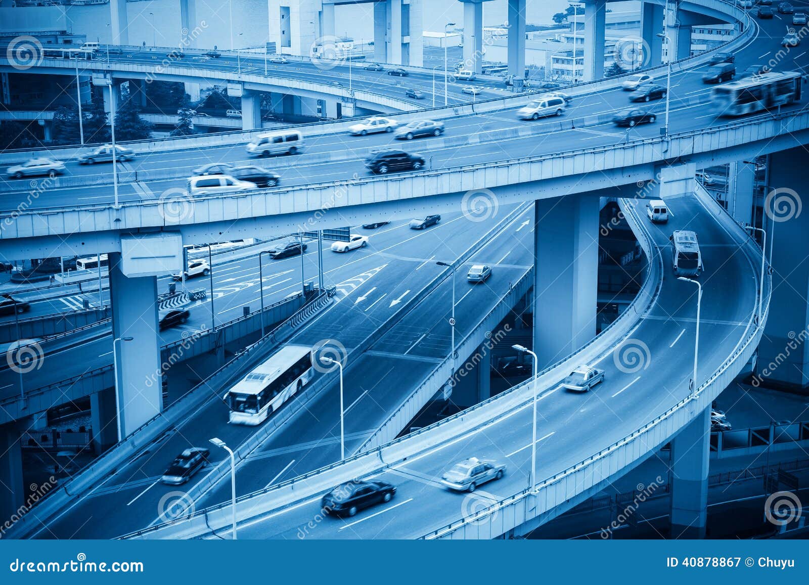 Complex Approach Bridge Closeup Stock Image - Image of architecture ...