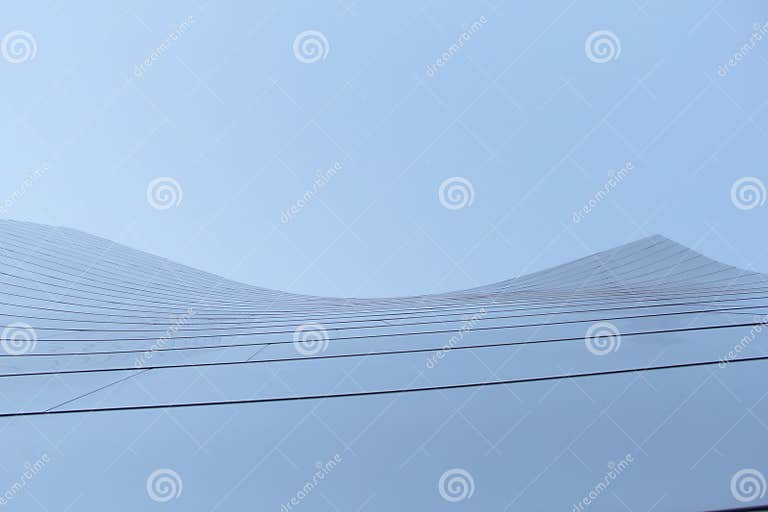 Complex Architecture, Reflective, Undulating Organic Forms Stock Photo ...