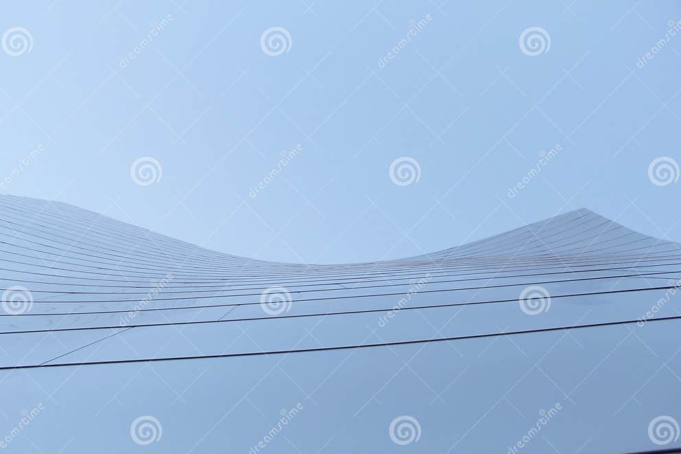 Complex Architecture, Reflective, Undulating Organic Forms Stock Photo ...