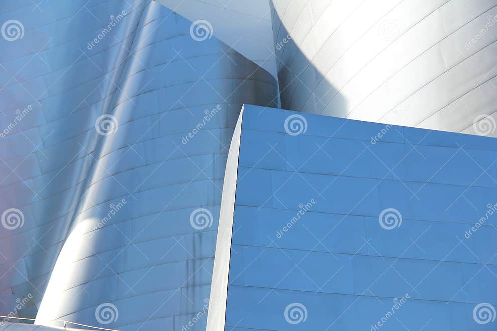 Complex Architecture, Reflective, Undulating Organic Forms Stock Image ...