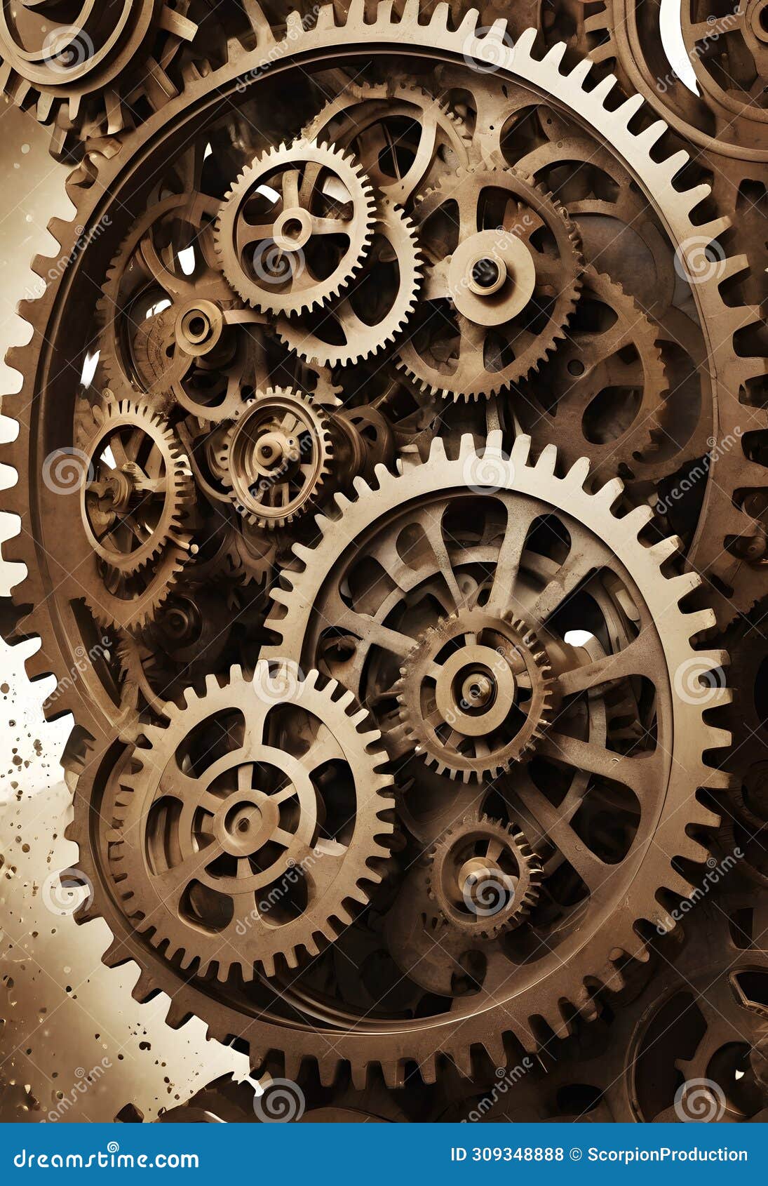 Clockwork Complexity stock photo. Image of precision - 309348888