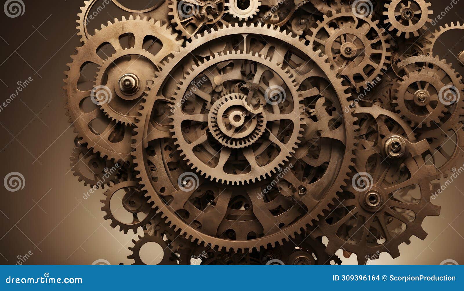 Clockwork Complexity stock photo. Image of precision - 309396164