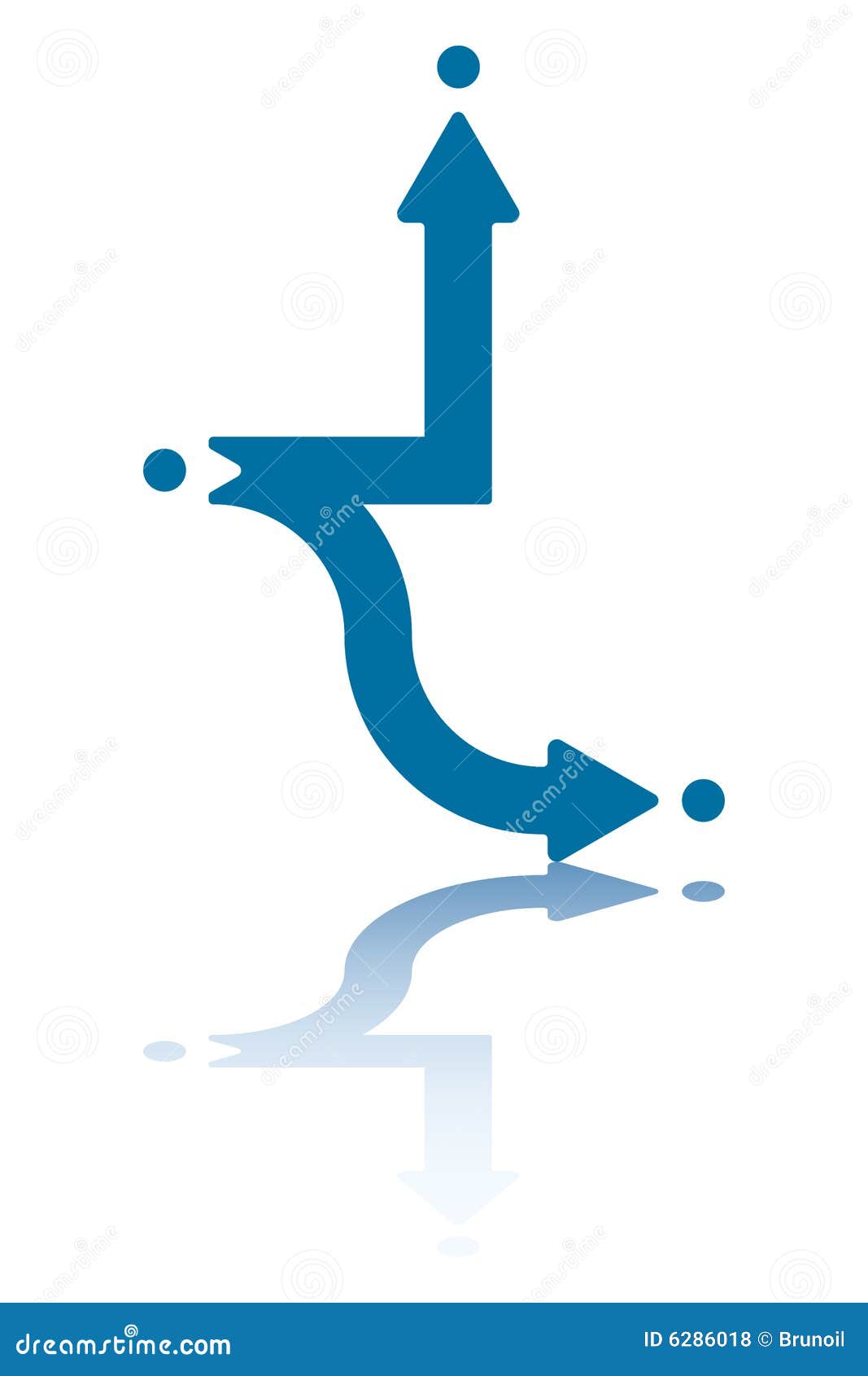 Complex Arrow stock vector. Illustration of signage, point - 6286018