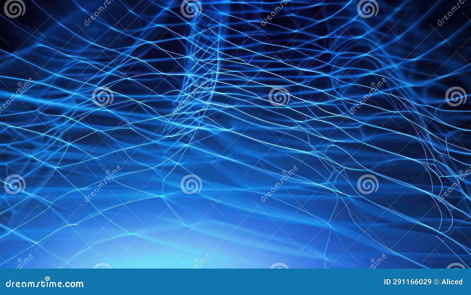 Glowing Blue Net Background on Black Stock Illustration - Illustration ...