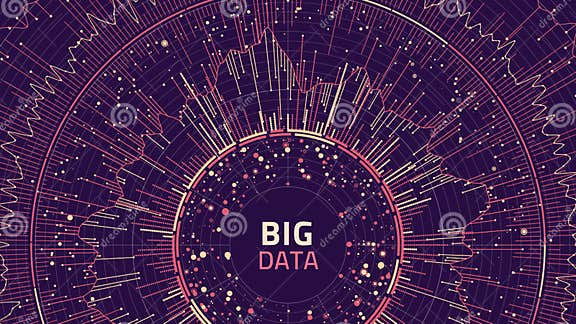 Complex Big Data Visual Representation. Data Visualization. Abstract ...