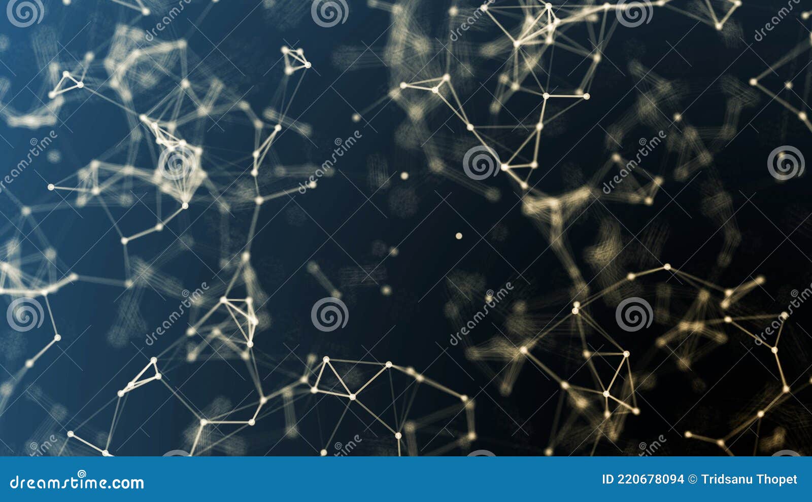 Complex Big Data and World Wide Connection Stock Illustration ...