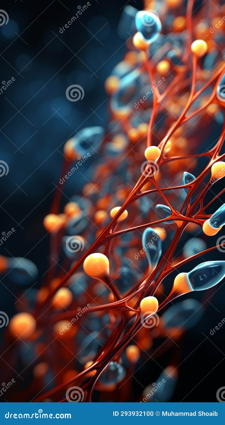 A Complex Biological Gene Structure Visualized through 3D Rendering ...