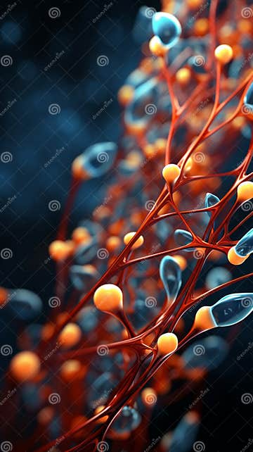 A Complex Biological Gene Structure Visualized through 3D Rendering ...